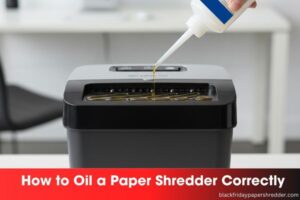 How to Oil a Paper Shredder Correctly: A Complete Maintenance Guide ...